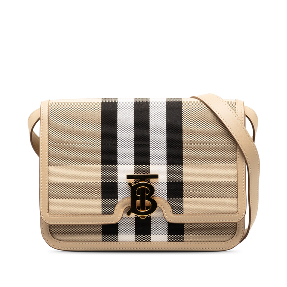 Burberry | Bags | Burberry Canvas Check Tb Crossbody Crossbody Bag ...